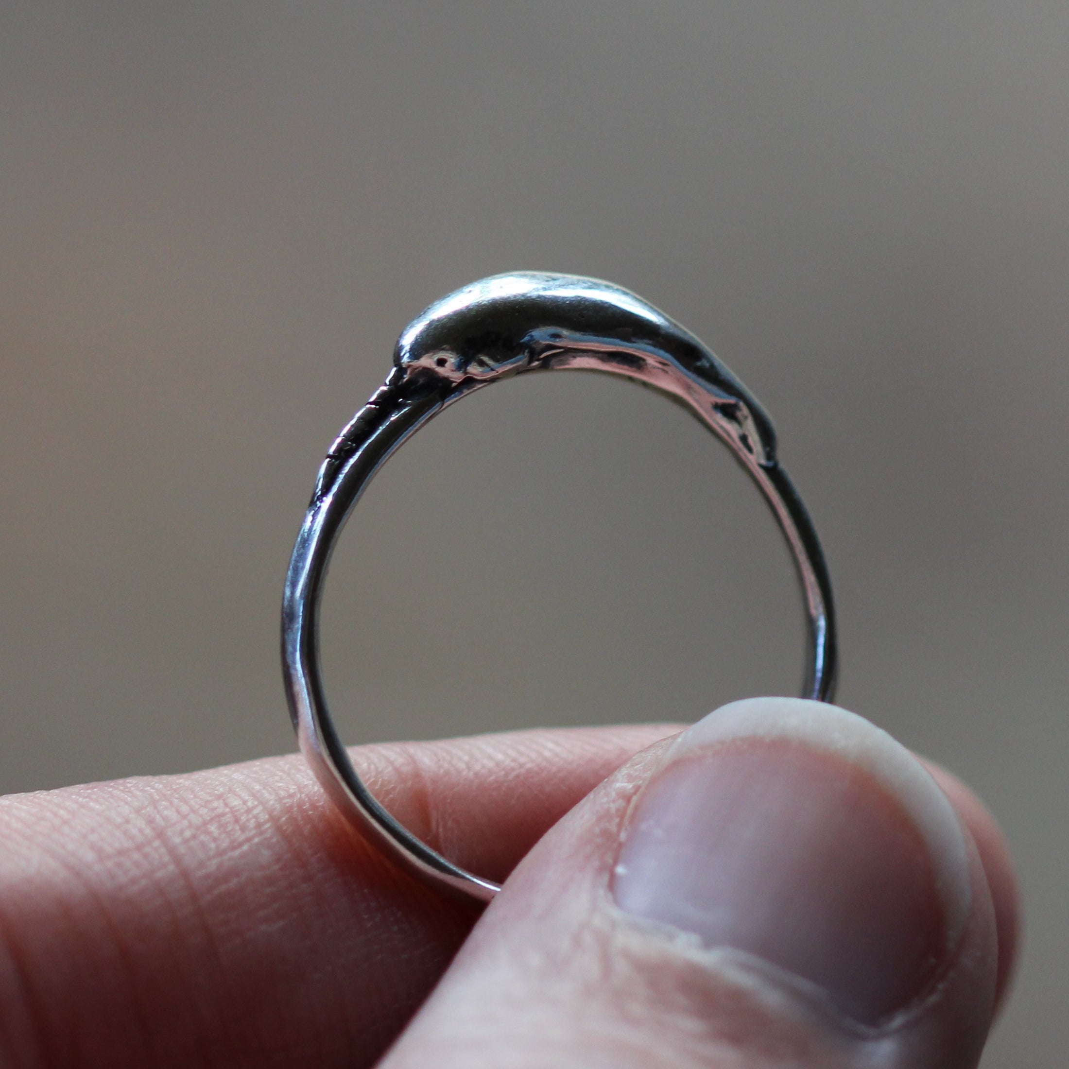 Narwhal Ring – Silver Bramble Jewelry
