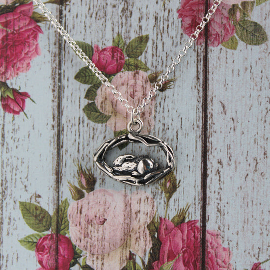 Rabbit Burrow Necklace in Sterling Silver – Silver Bramble Jewelry