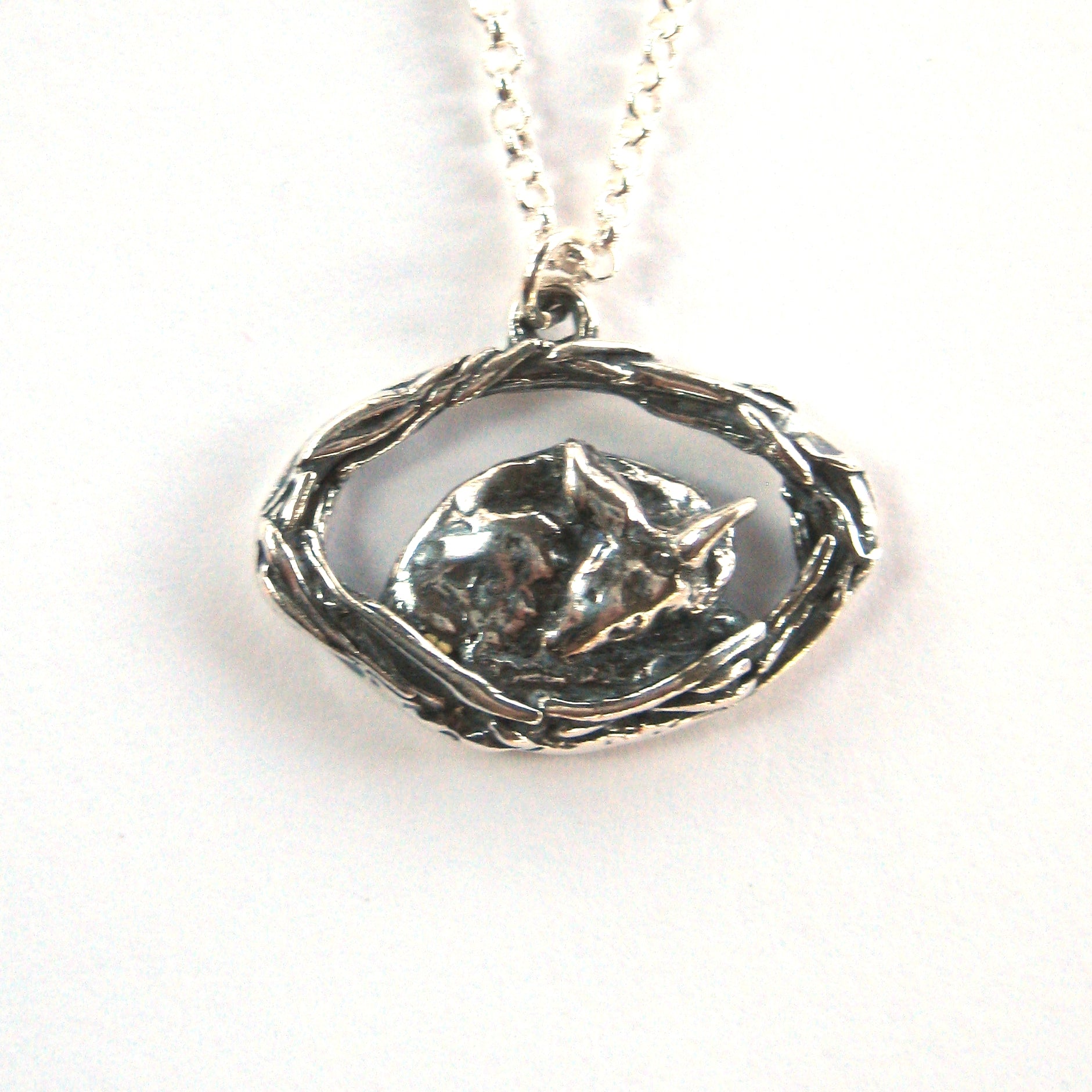 Fawn Burrow Necklace – Silver Bramble Jewelry